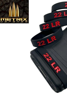22LR 22 lr Mag ID Band Red High Quality Durable Identification Bands ...