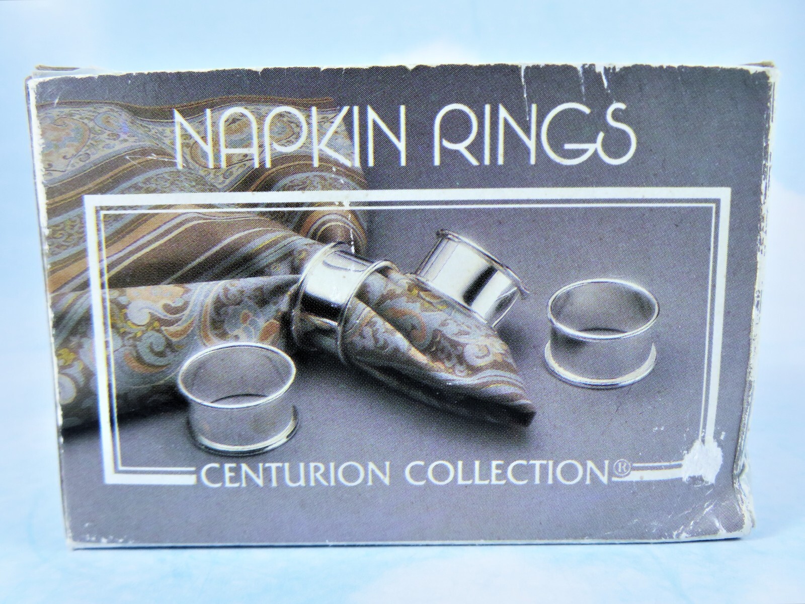 Napkin Rings Set Of 4 Centurion Collection Silver Plated Rolled Edges Boxed | eBay