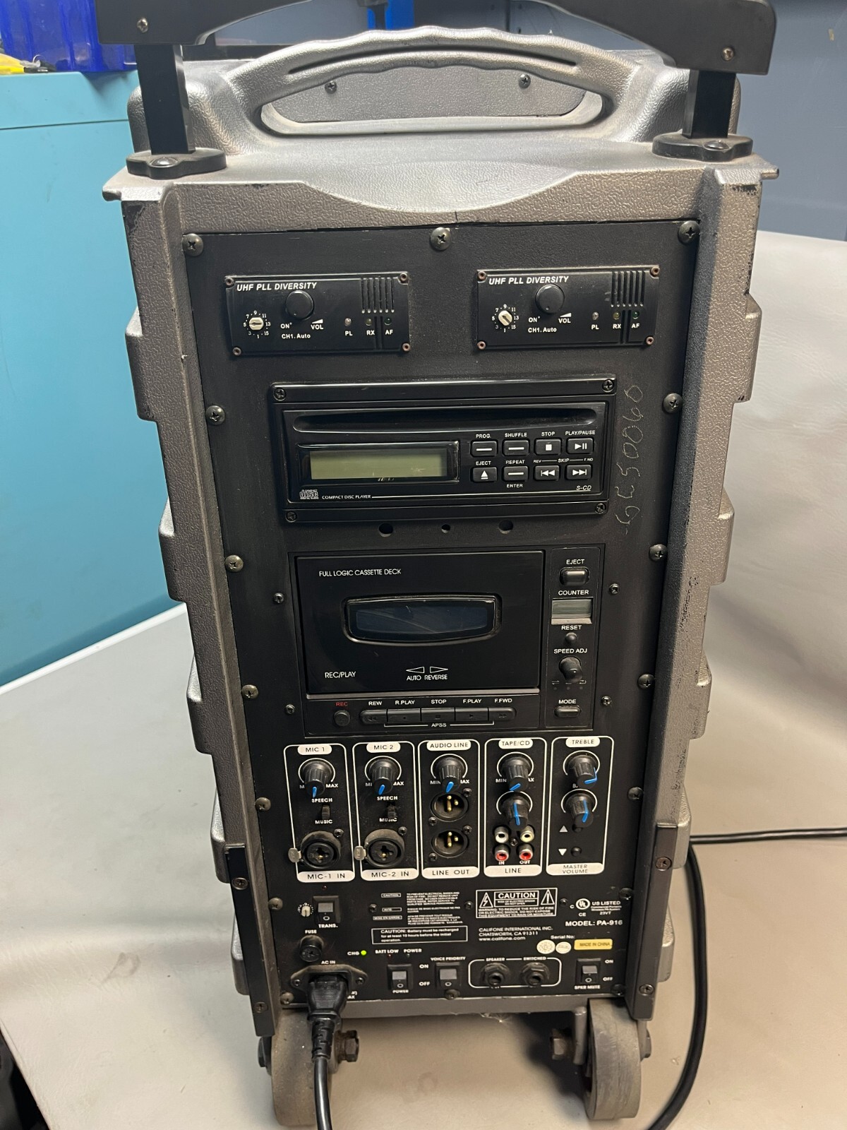 CALIFONE Portable PA System PA-916 | eBay