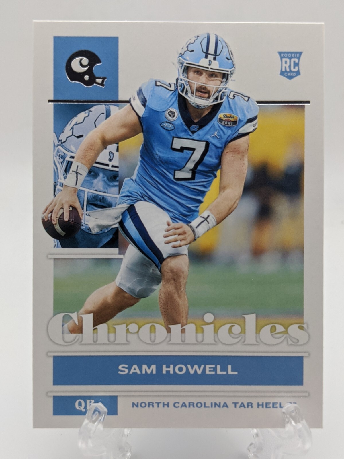 💥SAM HOWELL 2022 PANINI CHRONICLES TAR HEELS ROOKIE CARD RC COMMANDERS ...