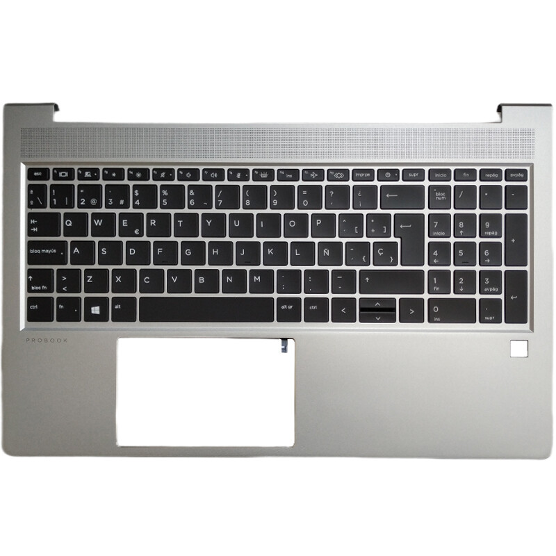 FOR HP Probook 450 G8 455 G8 Spanish/Latin Keyboard Upper Case Palmrest ...