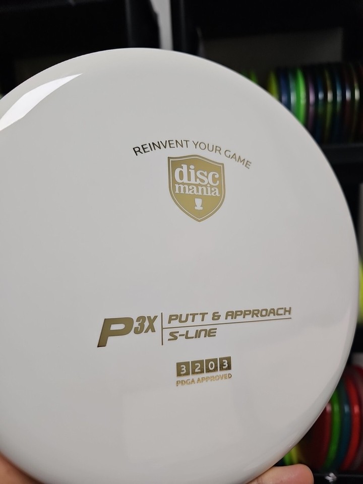 Discmania Discs White S-Line P3x 174g Disc Golf Putter Approach | eBay