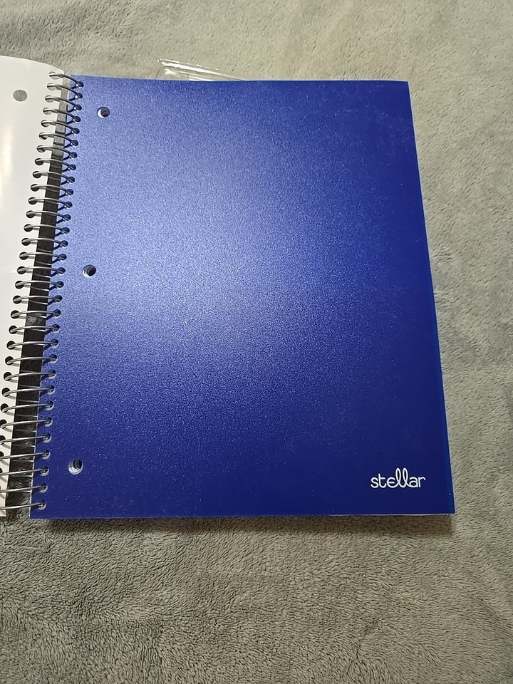 Office Depot® Brand Stellar Poly Notebook, 8-1/2" x 10-1/2", 3 Subject ...