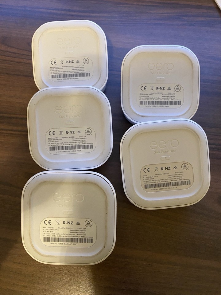 Eero 6 Mesh Dual-Band Wi-Fi 6 Router, White (5 Units) | eBay UK