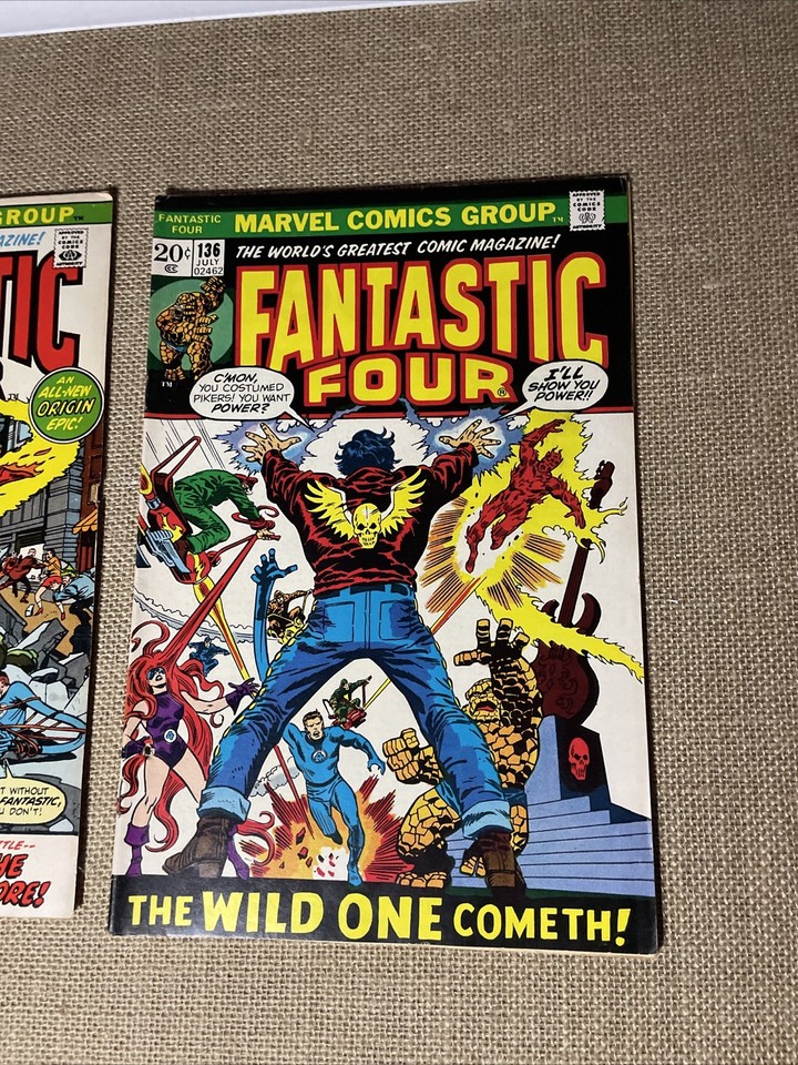Vintage Comic Book Lot Marvel DC Bronze Silver Age Horror fantastic ...
