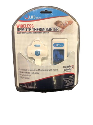 Lifelabs Wireless Remote Thermometer Body Temperature Monitoring System ...