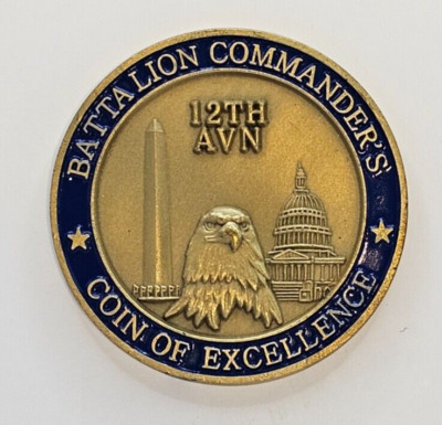 U.S. Army Challenge Coin 12th AVN Combat Aviation Brigade | eBay