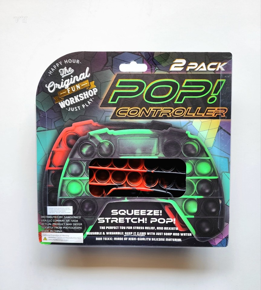 Pop It Game Controller Pad Shape Fidget Toy. 2 Pack | eBay