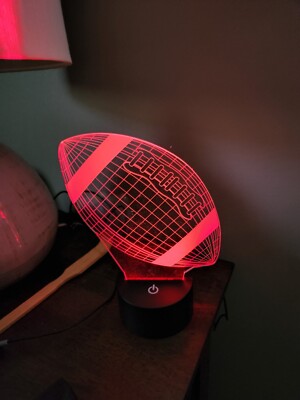 Football LED Light, USB Red Football - TESTED | eBay