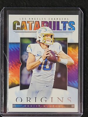 Justin Herbert 2022 Panini Origins Catapults SP 🔥 Chargers | eBay