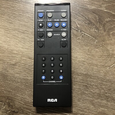 Vtg RCA Replacement TV VCR Remote Control Model 632W Excellent ...