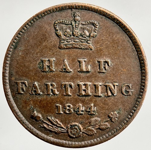 1844 Victoria Half Farthing Coin | Very High Grade | eBay