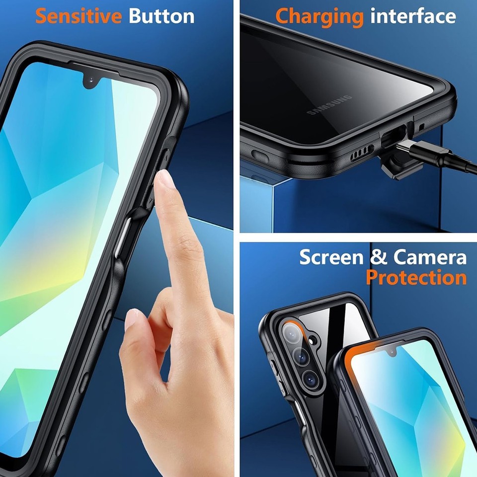 IP68 Waterproof Case For Samsung Galaxy A16 5G Shockproof Cover Screen ...