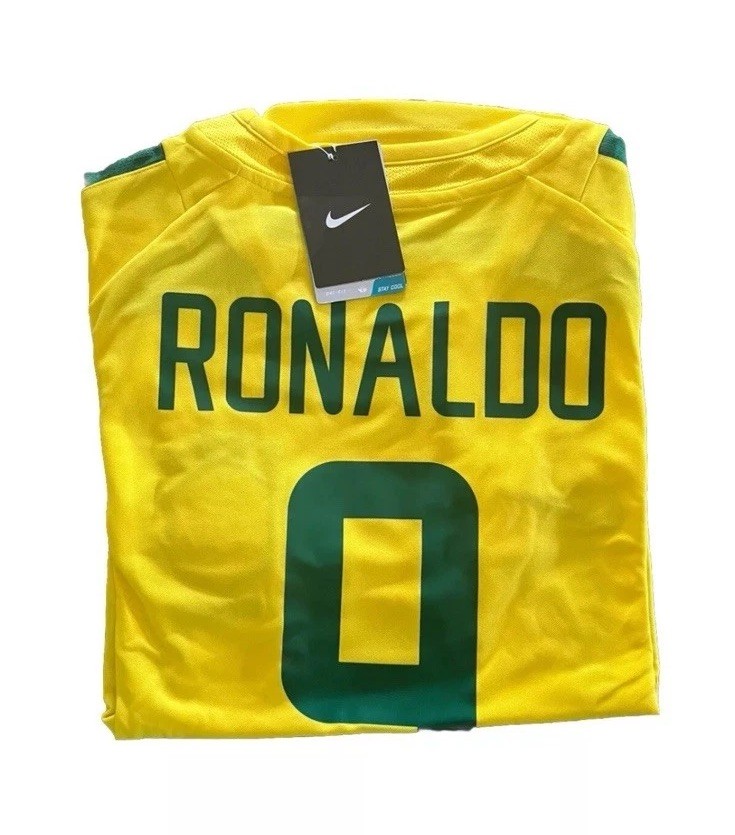 Ronaldo Nazario R9 Jersey 2002 Brazil- Large | eBay
