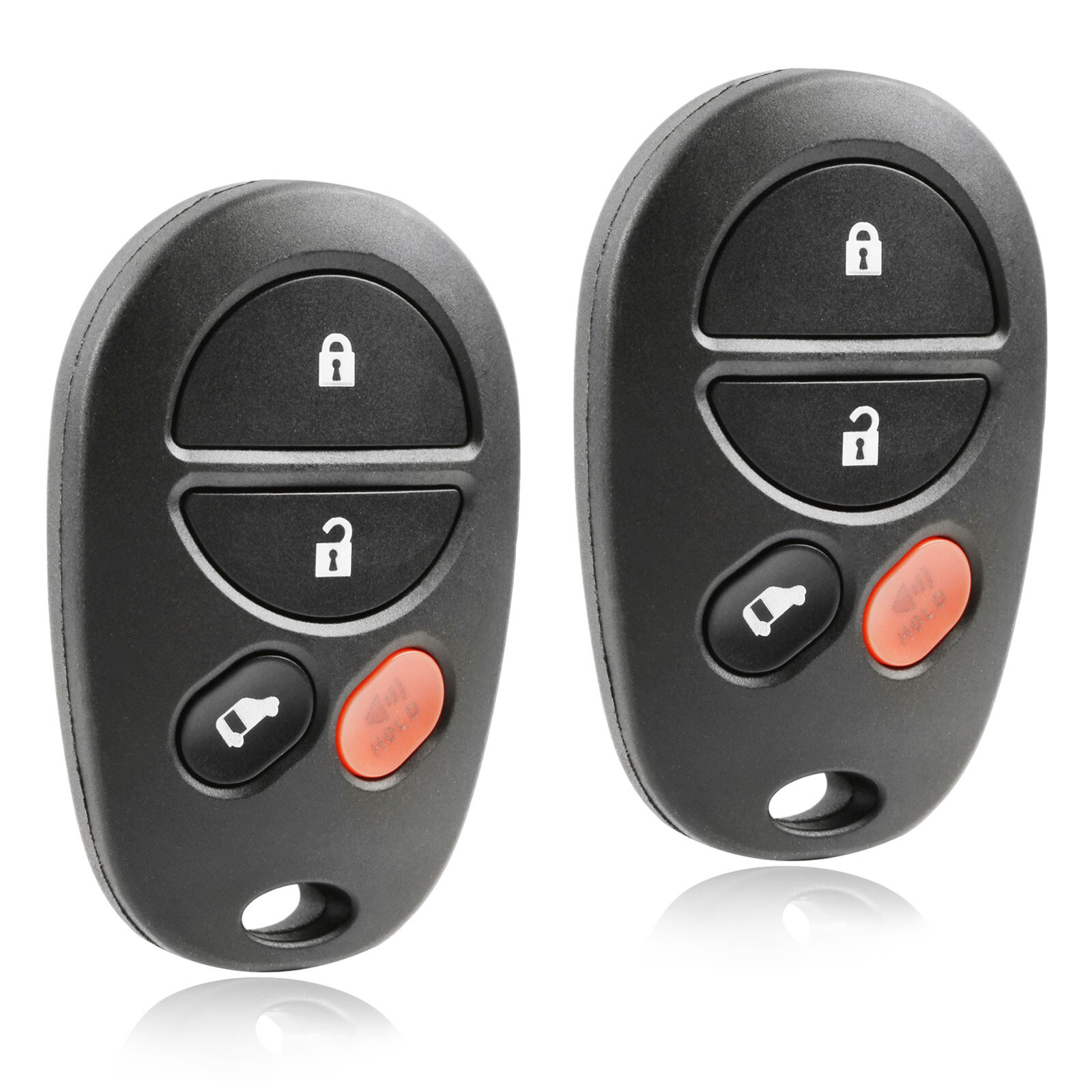 2 Keyless Entry Remote Fobs for 2004 2005 2006 2007 2008 Toyota Sienna ...