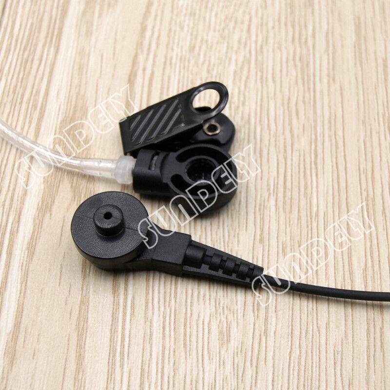 US 2x Motorola 1Pin Acoustic Tube Earpiece Headset Mic T9500R T9650 ...