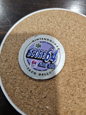 1997 Fulgore Nintendo / Rare Score 64 from Taco Bell Promo Pog Milk Cap ...
