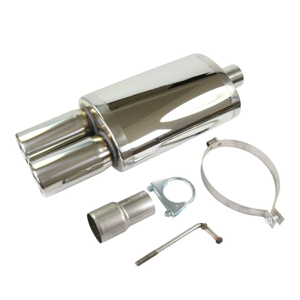 CAT BACK EXHAUST SYSTEM EXHAUST BACK BOX WITH PIPE WORK FITS VW POLO ...
