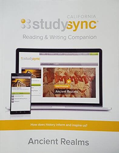 Study Sync, Reading and Writing Companion, Grade 6, Unit 2: Ancient ...