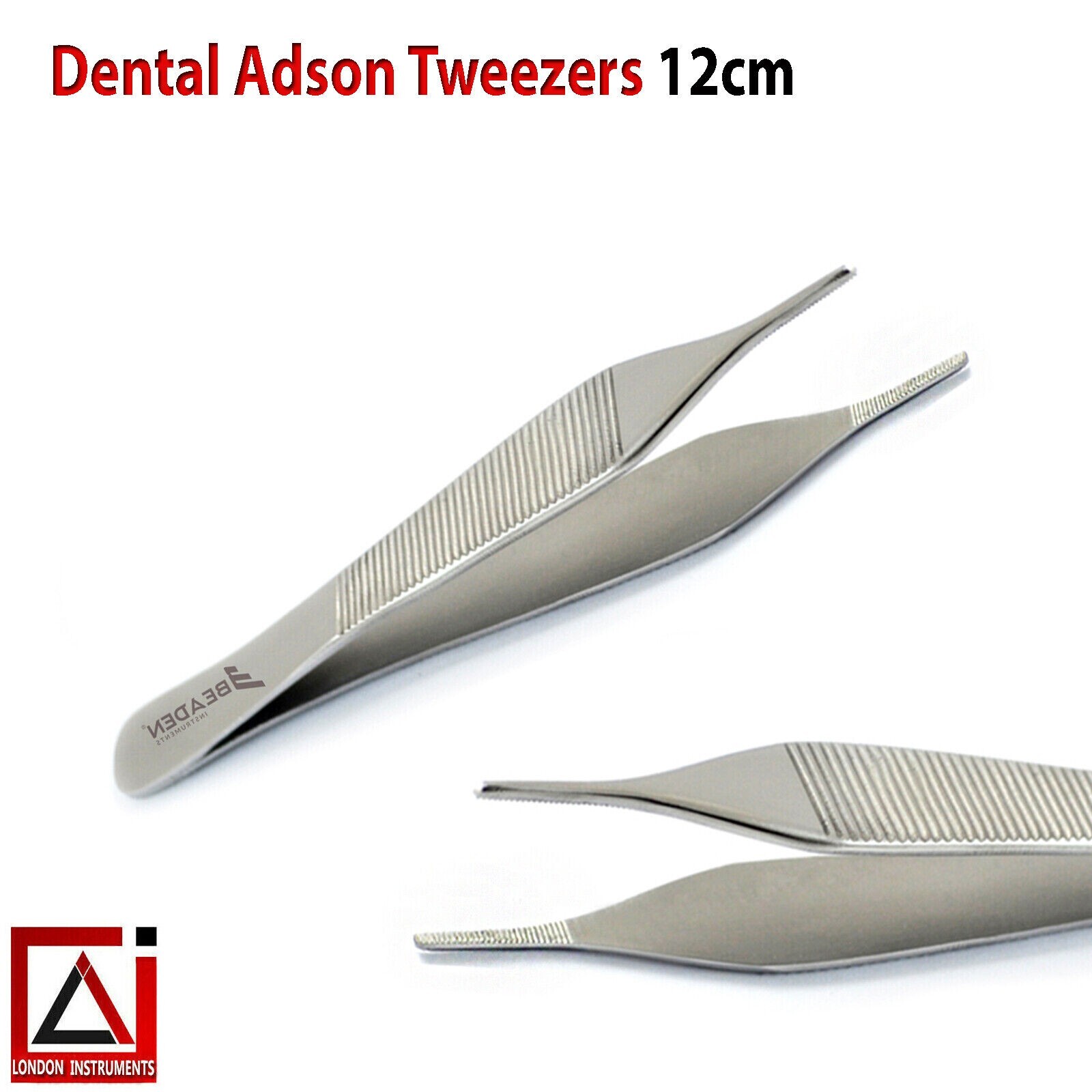 Adson Tissue Dressing Tweezer 12cm Serrated Tip Medical Lab Instruments ...