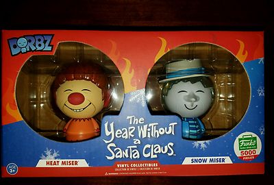 Heat Miser and Snow Miser Year without Santa Funko Dorbz twin pack ...
