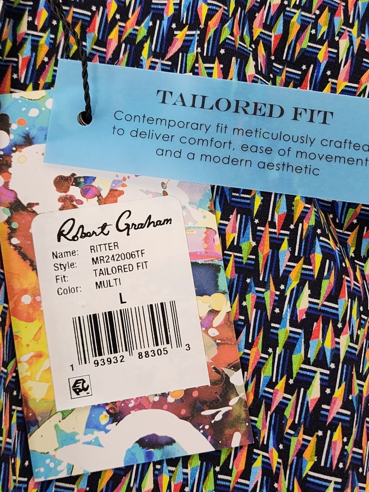 ROBERT GRAHAM RITTER MR242006TF SIZE LARGE MULTI-COLOR | eBay