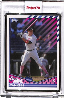 2021 TOPPS PROJECT 70 #225 AARON JUDGE BY CLAW MONEY P70 AP SILVER ...