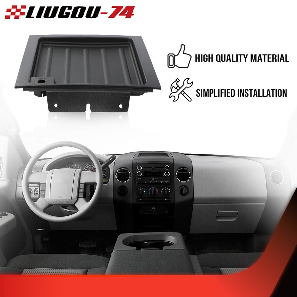 Fit For 2004-2008 Ford F-150 Dash Upper Center Bezel Panel Trim TRAY w ...
