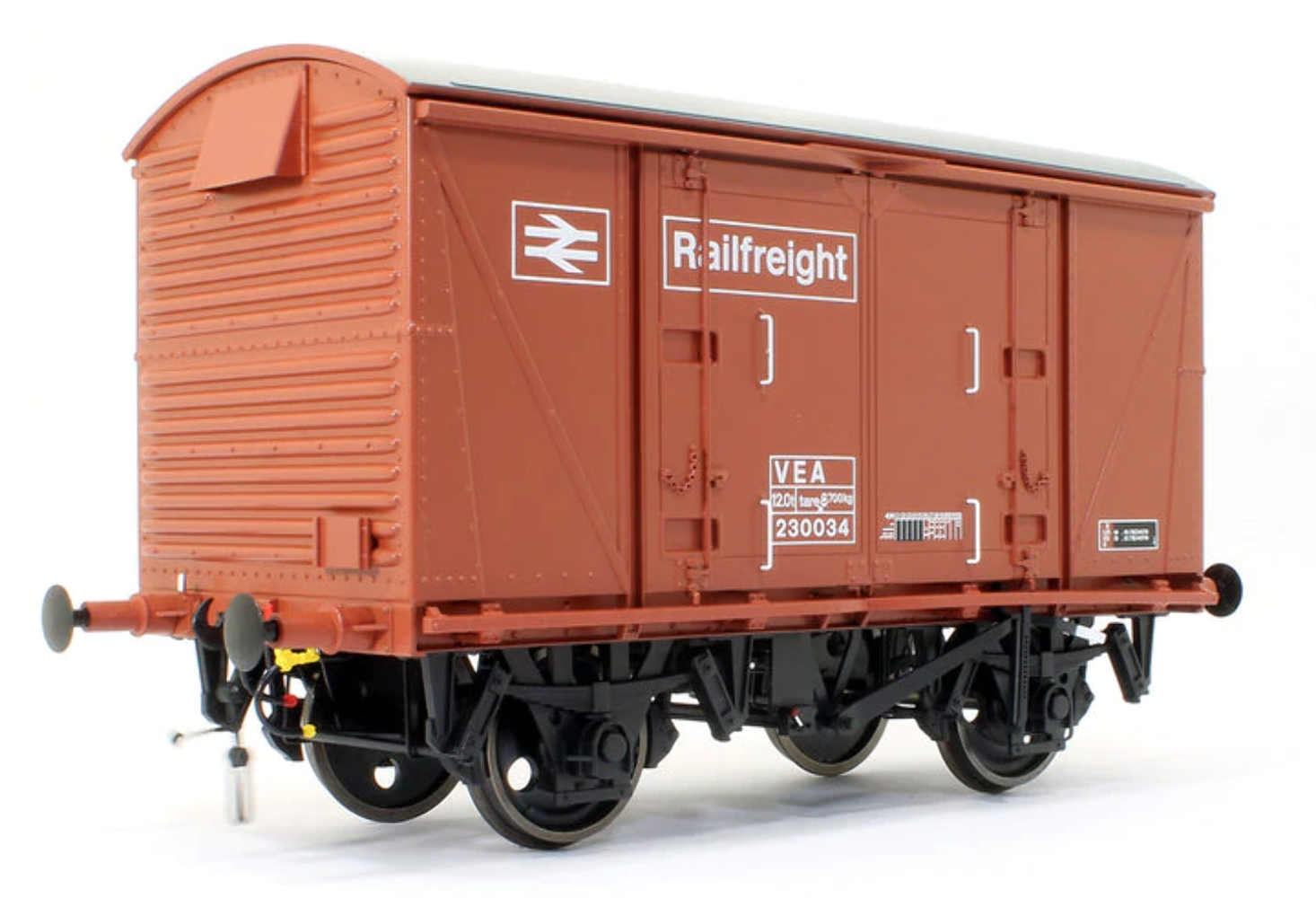 Dapol 7F-049-002 O Gauge VEA 12t Goods Van (Vanwide) Brown 230034 for ...