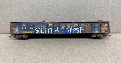 Ho Scale Railgon Gondola w Scrap Load Custom Weathered V1 | eBay