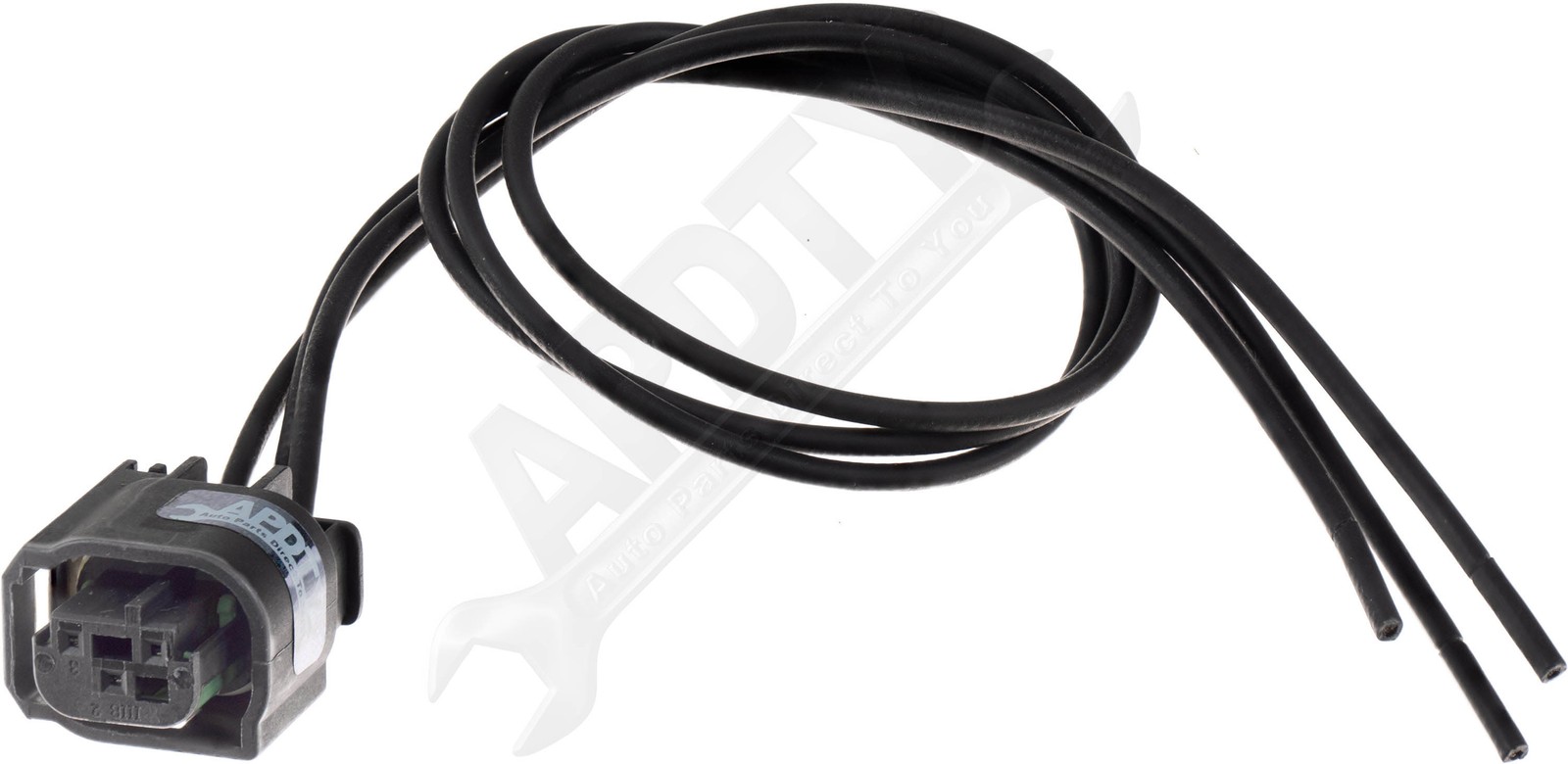 APDTY 142149 3-Wire Wiring Harness Pigtail Fits Backup Park Assist ...