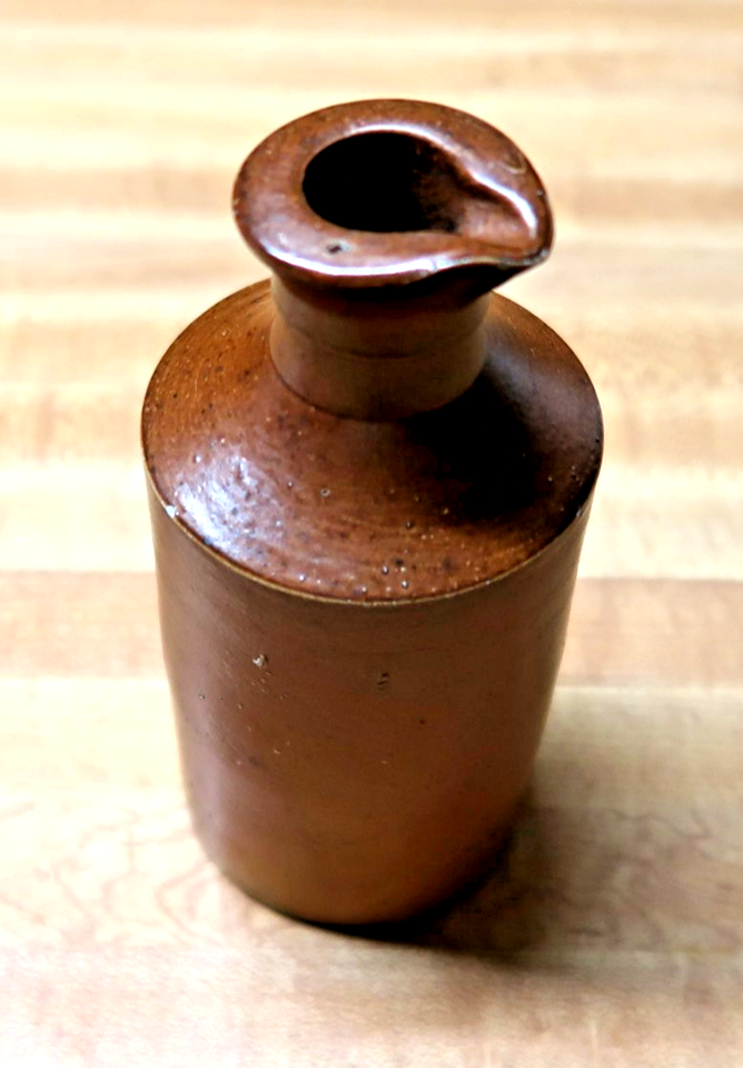 ANTIQUE ENGLISH POTTERY INK BOTTLE STEPHENS LONDON CIRCA. 1880 POUR ...