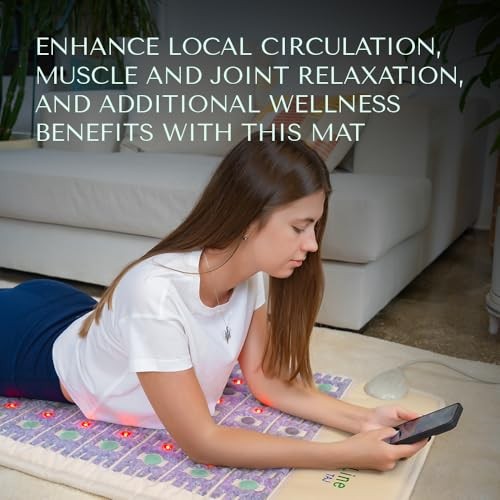 Healthyline Advanced Infrared Heating Pad Gemstones Mat 72 x 24 inches ...