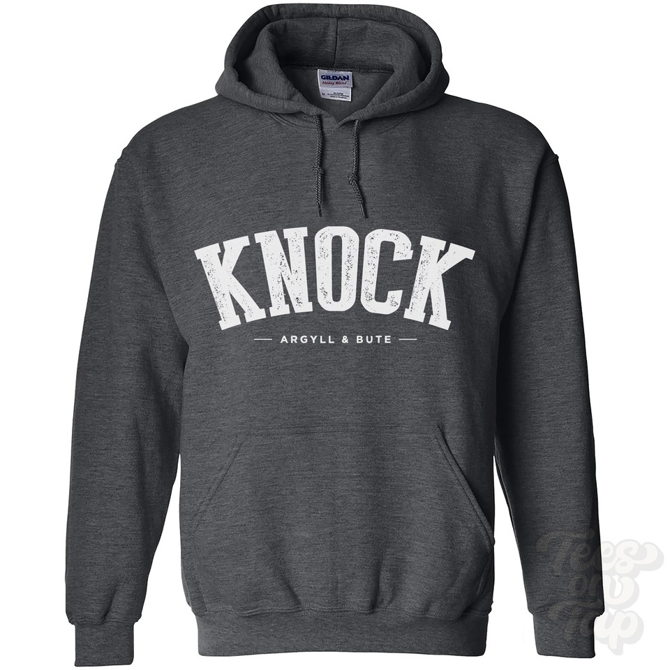 KNOCK ARGYLL & BUTE HOODIE Scotland college varsity style | eBay