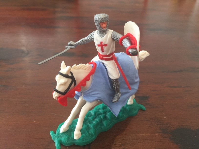 Timpo Crusader/ Knight of St John Mounted - Rare Red Scabbard ...