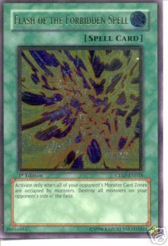 Yugioh! MP Flash of the Forbidden Spell - CDIP-EN038 - Ultimate Rare ...
