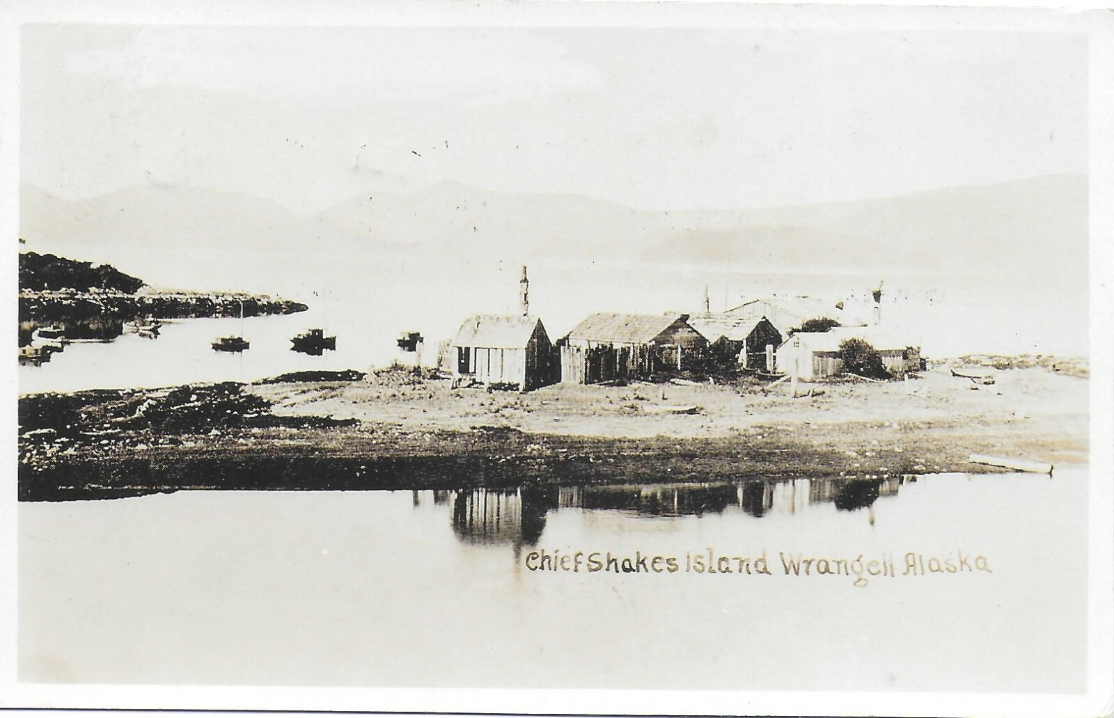 RPPC of Buildings on Chief Shakes Island off Wrangell Alaska 1931 | eBay
