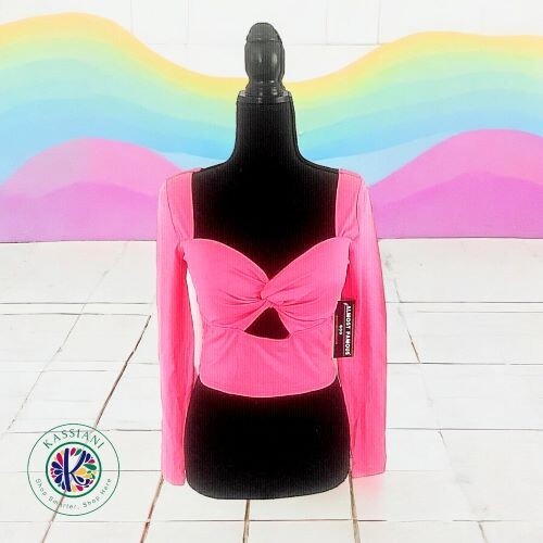 Almost Famous Pink Cut-, Size M | eBay