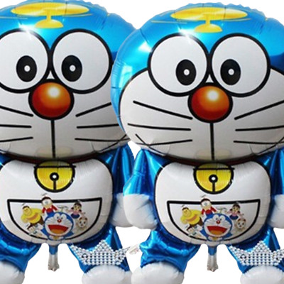 2 Cute Doraemon Jumbo Balloon Happy Birthday Baby shower Set Party | eBay
