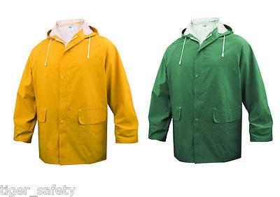 Delta Plus Panoply EN304 PVC Coated Waterproof Rainsuit Trousers Jacket ...