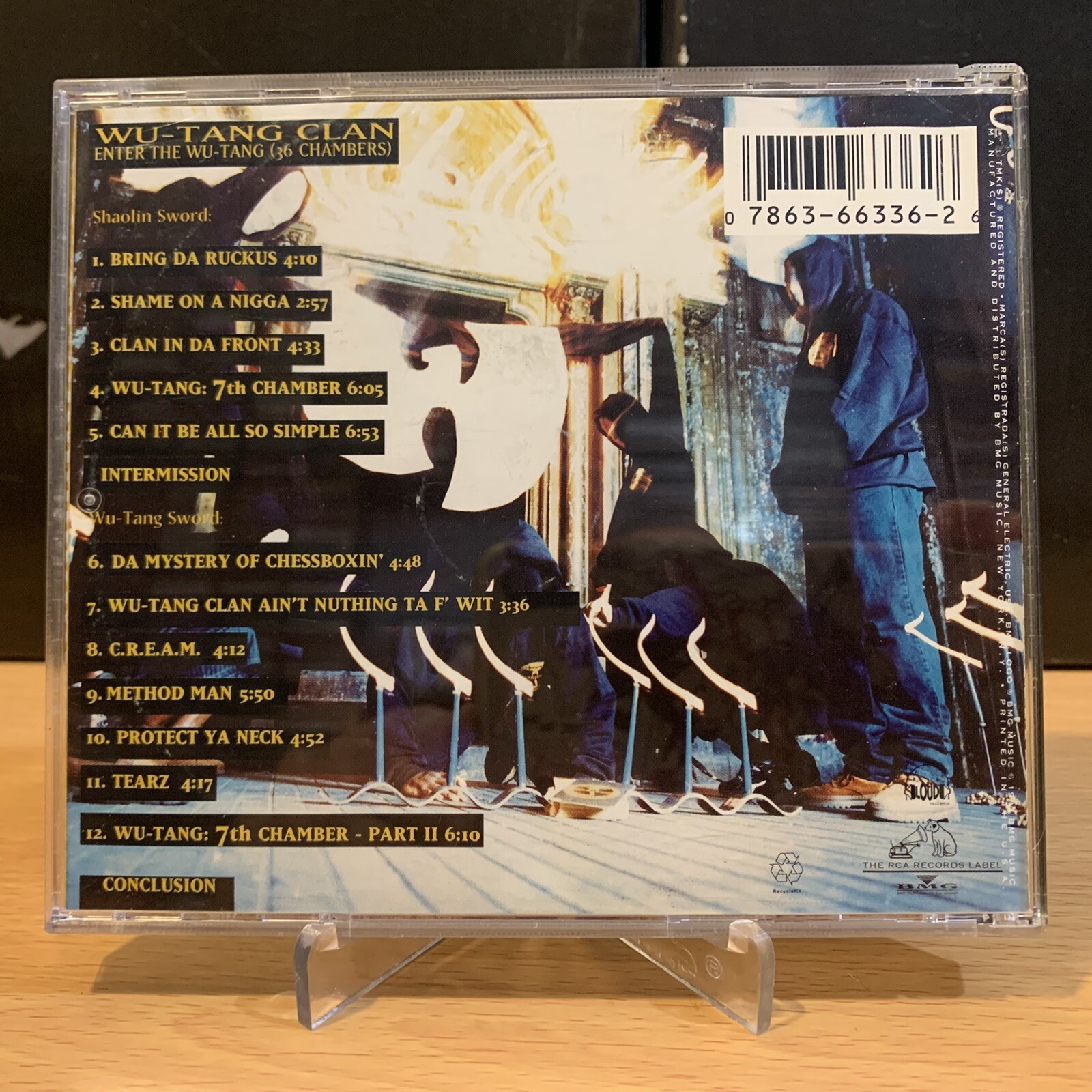 Enter the Wu-Tang (36 Chambers) by Wu-Tang Clan (CD, 1993) Hip Hop Rap ...