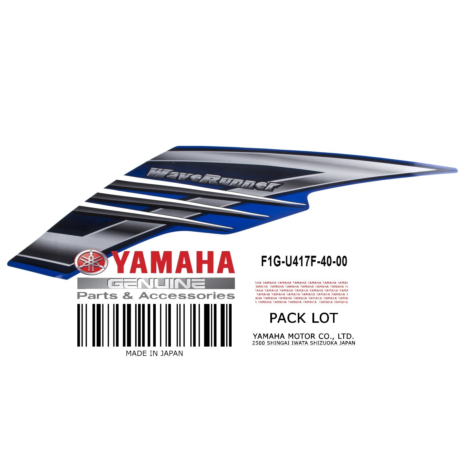 Yamaha OEM GRAPHIC 4 F1G-U417E-40-00 GP1300R 2008 for sale online | eBay