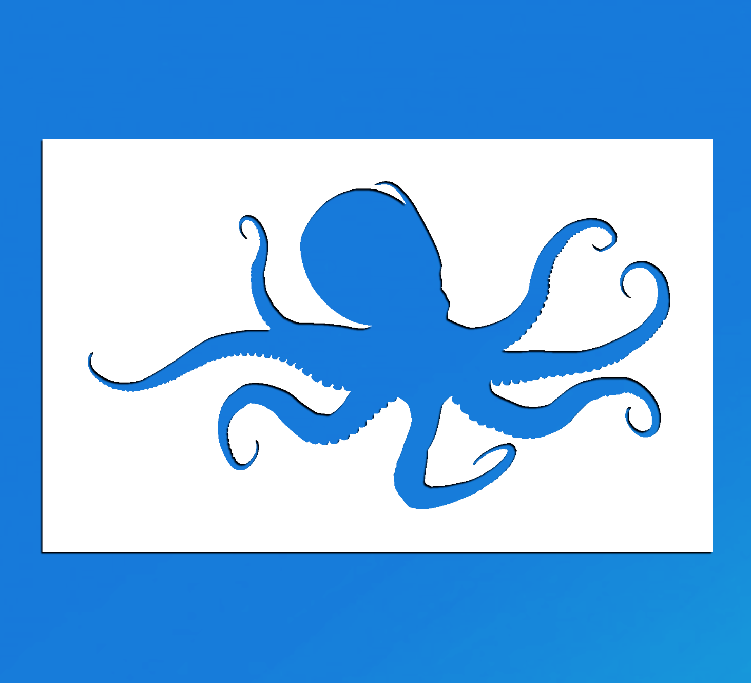 Octopus Stencil Designs