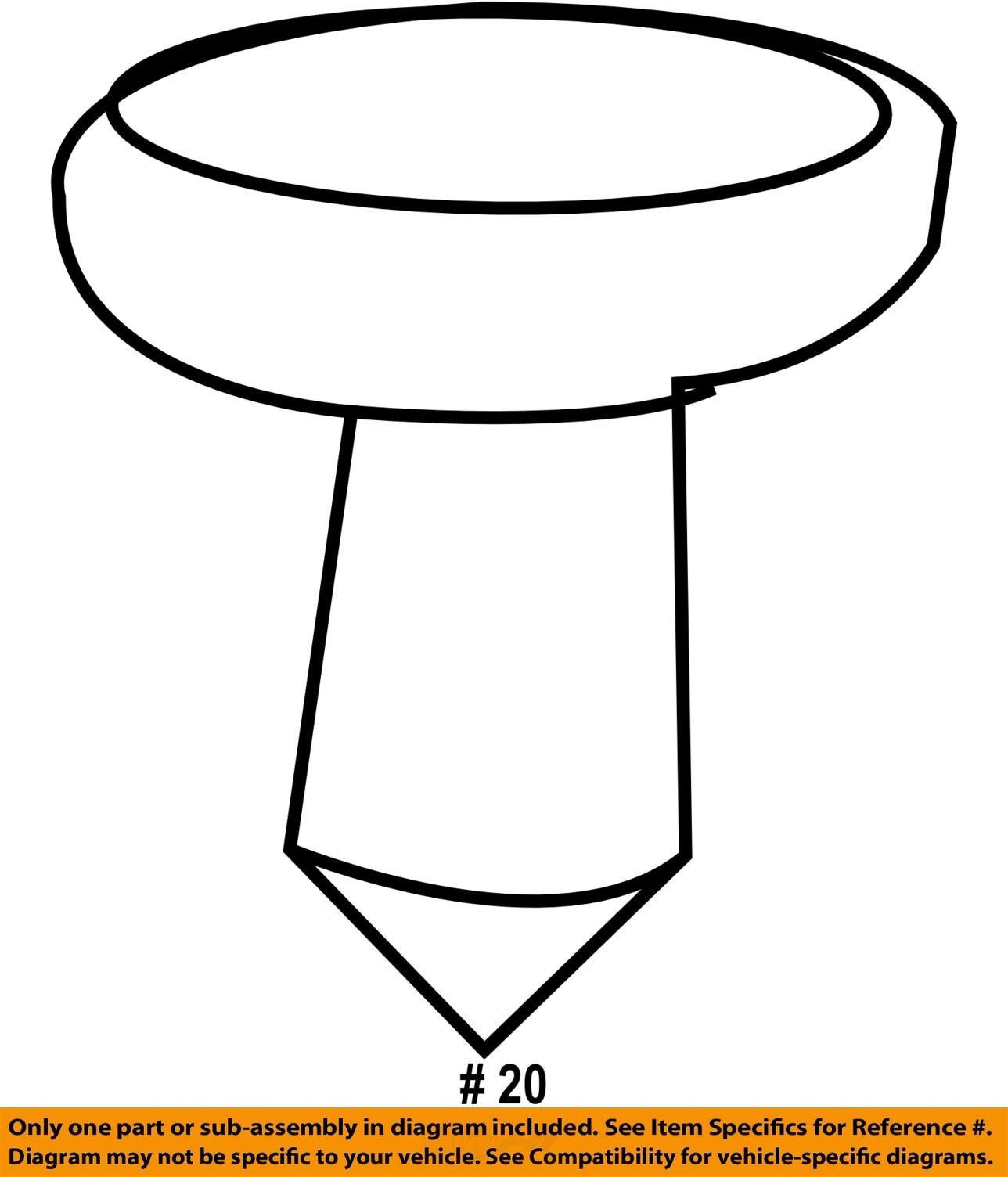 Ford OEM Bumper Cover Bolt W711035S300 Image 2 for sale online | eBay