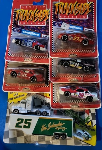 TRACKSIDE CARS 5 AND Racing Team Transporter 25 Ken Schrader Chevrolet ...