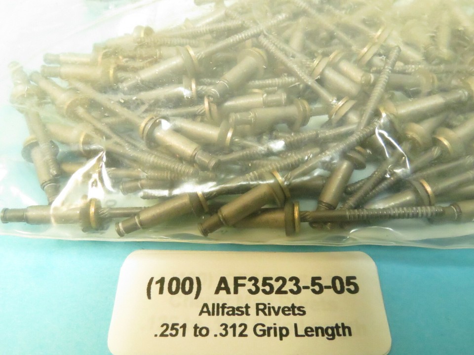 AF3523-5-05 ALLFAST Monel Universal Head Blind Rivets M7885/4-5- 05 ...