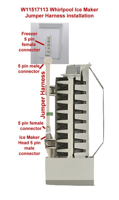 Whirlpool Ice Maker Assembly (W11517113) for sale online | eBay