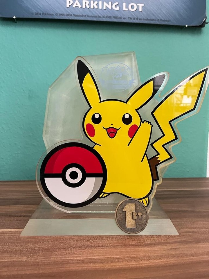 Pokemon TCG - 1st Place National Championships 2004 Trophy - Pikachu ...
