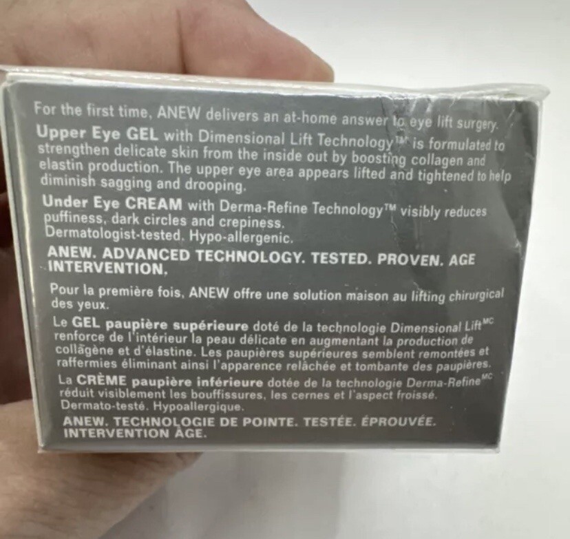 Avon Anew Clinical Eye Lift Pro Dual Eye System Gel Cream SEALED In Box ...