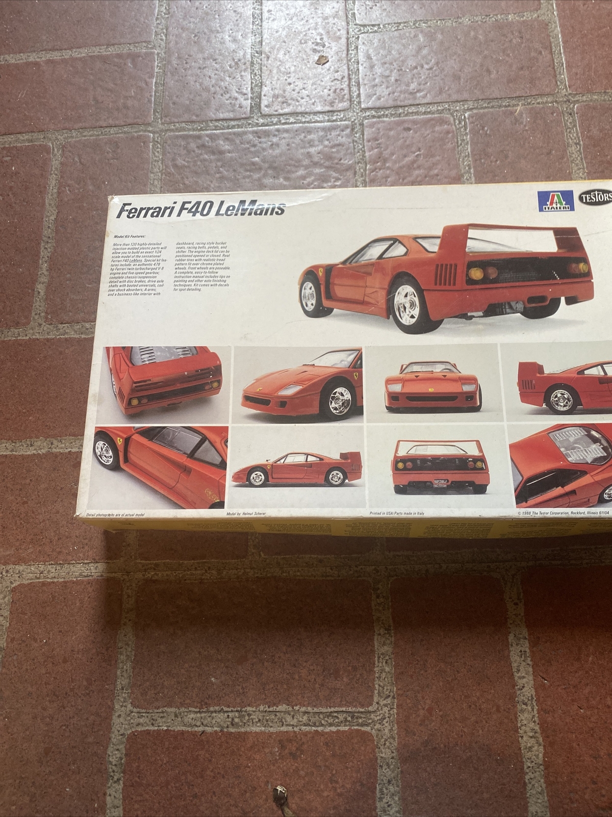 Italeri Testors Ferrari F40 Lemans Model Kit | eBay